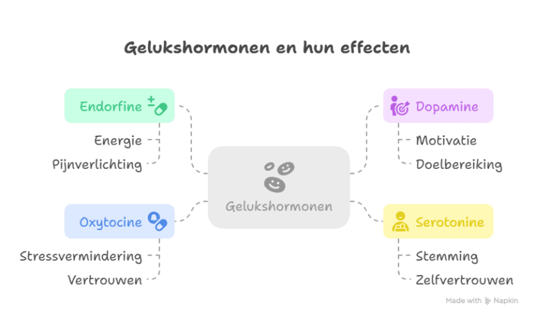 De 4 Gelukshormonen: Hoe endorfine, dopamine, serotonine en oxytocine ...